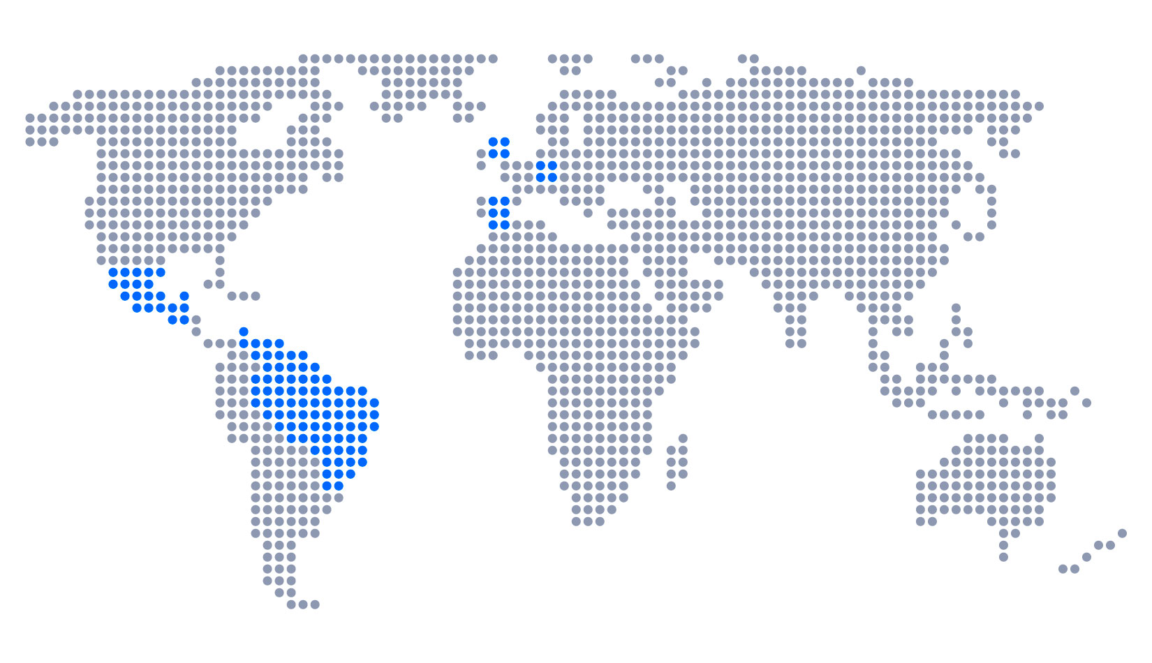 Countries in which Telefónica is present