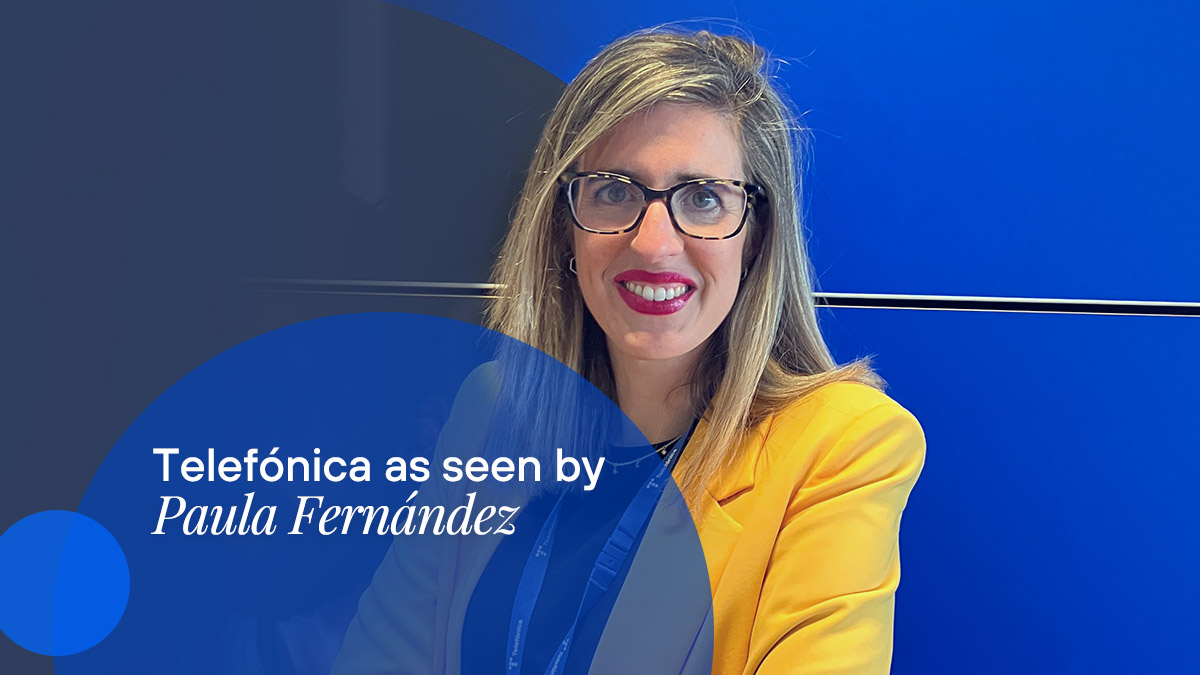 "I couldn't love the spirit of Telefónica more", Paula Fernández ...