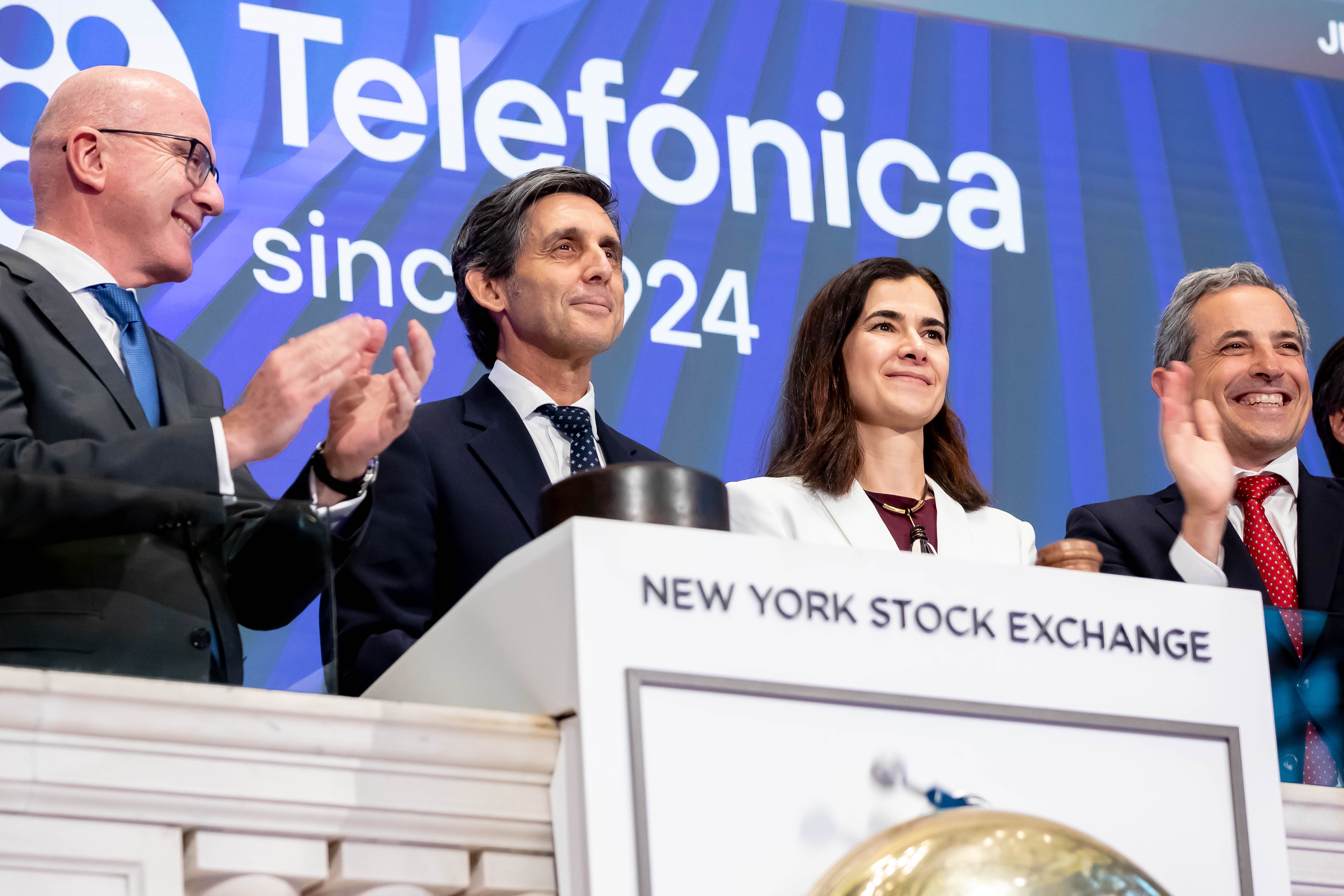 Telefónica rings the bell at NYSE to celebrate its Centenary - Telefónica