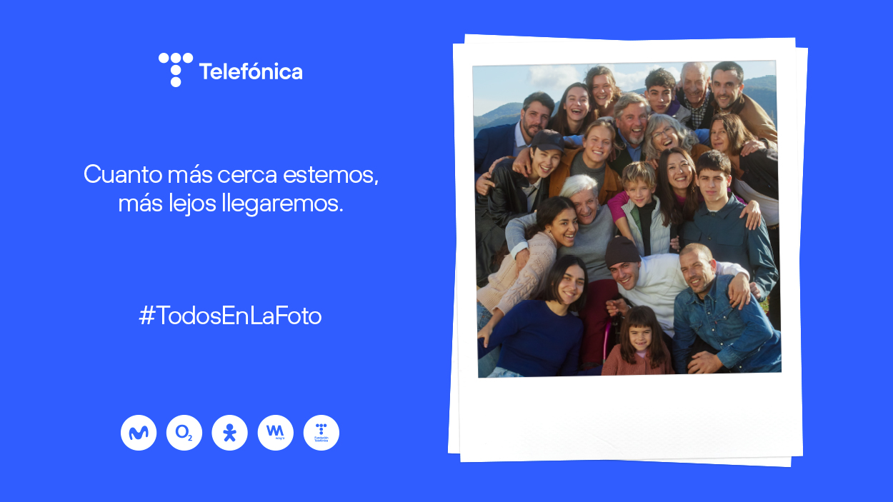Anuncio Telefónica 2023: #TodosEnLaFoto