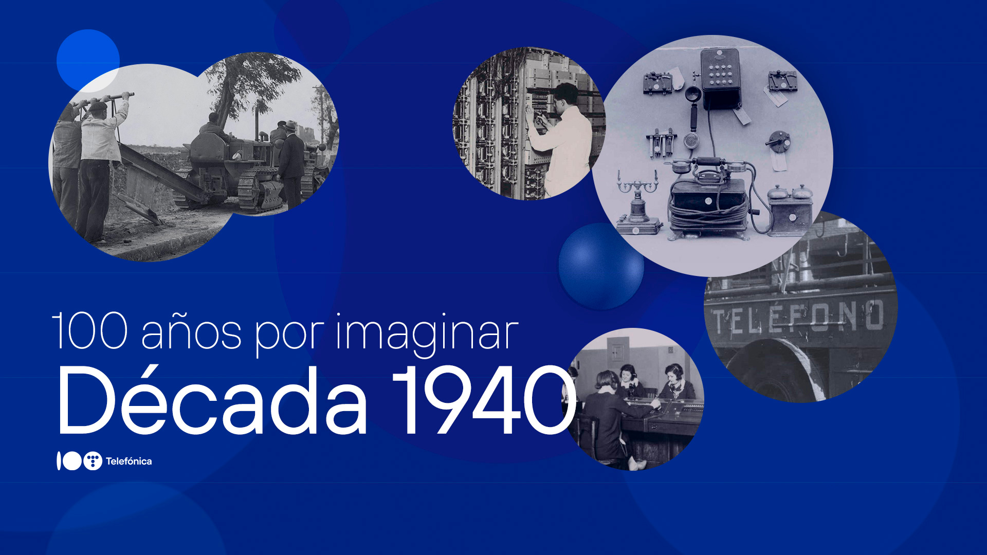 Década años 1940: el Estado adquiere el 79% de las acciones - Telefónica