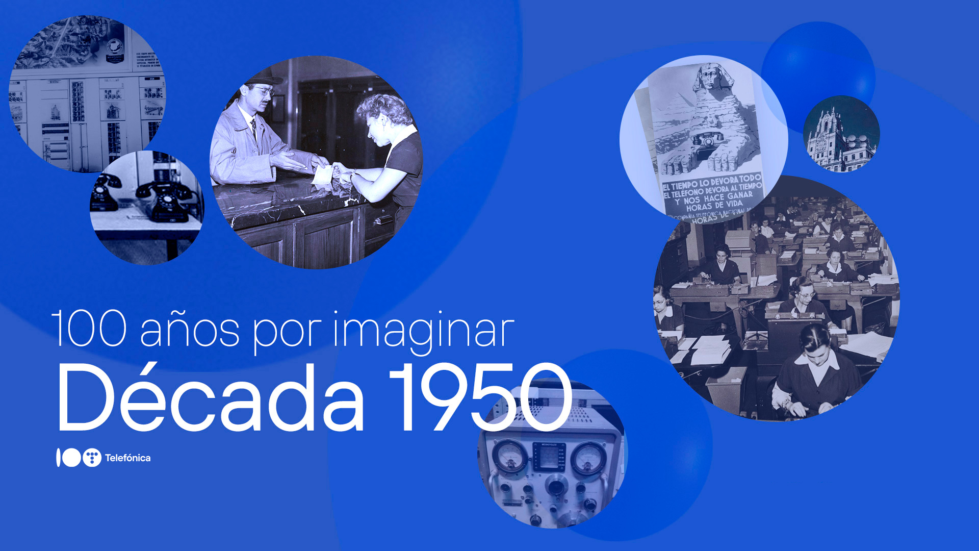 Década años 1950: un millón de teléfonos instalados - Telefónica