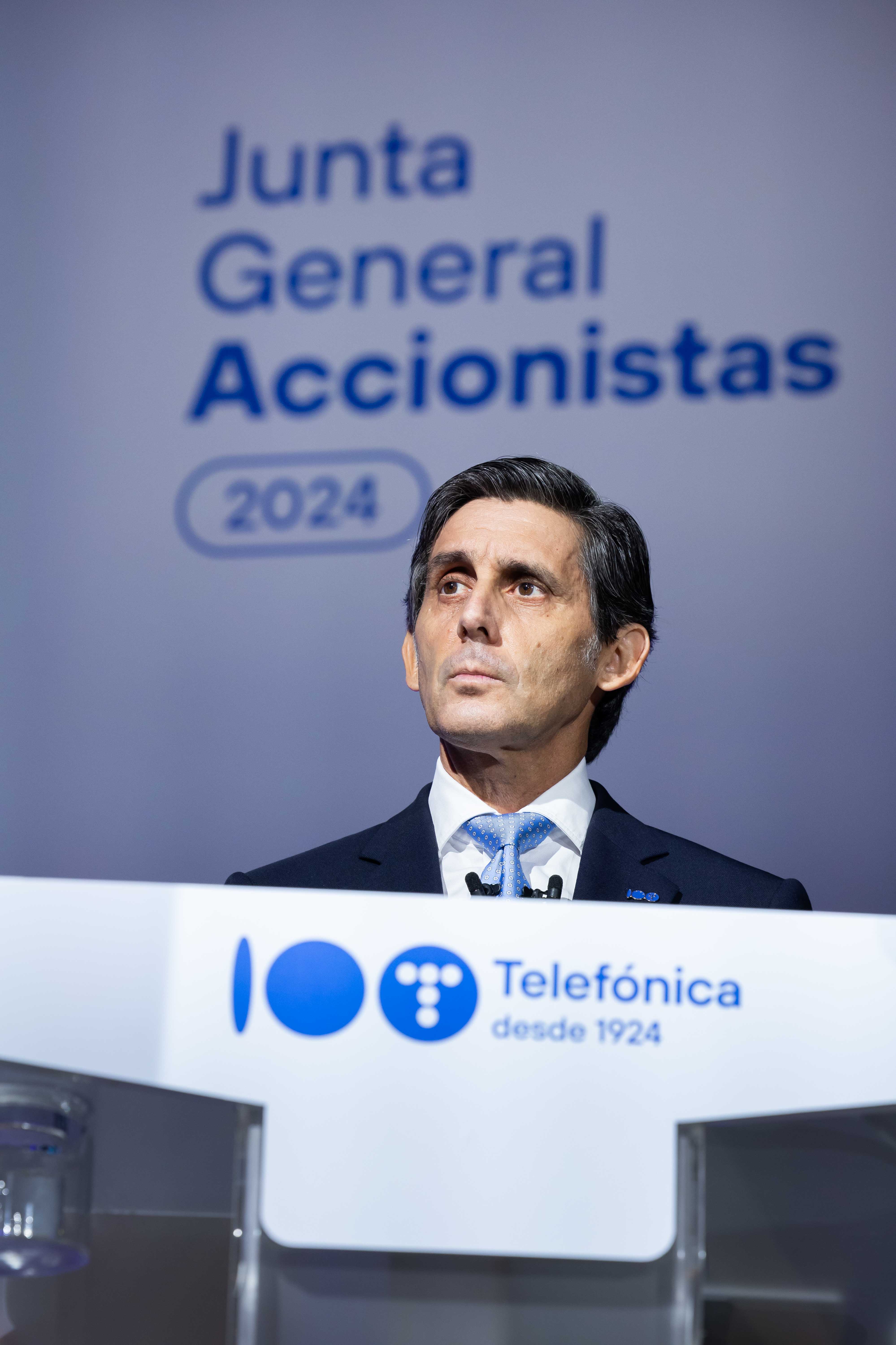 La Junta General de Accionistas de Telefónica aprueba la gestión de la compañía con un apoyo ...